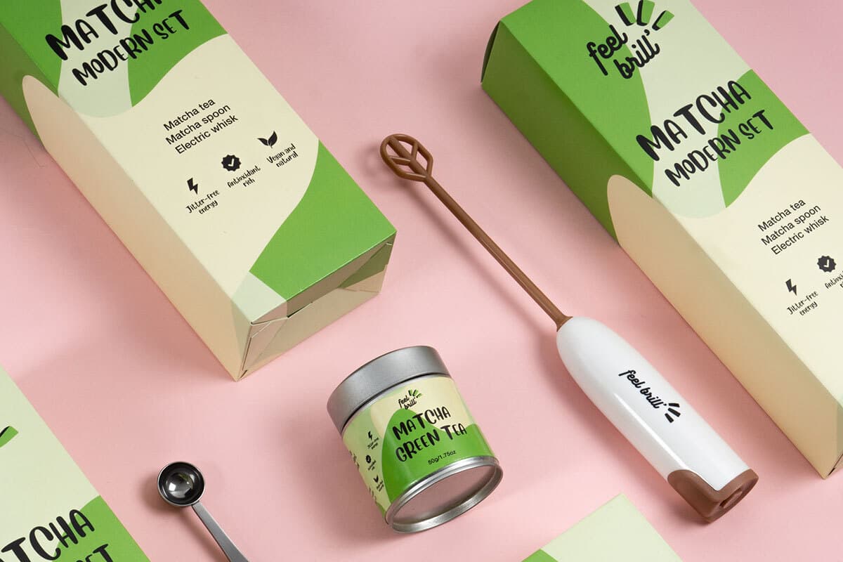 Feel Brill: sustainable packaging for Matcha and superfoods